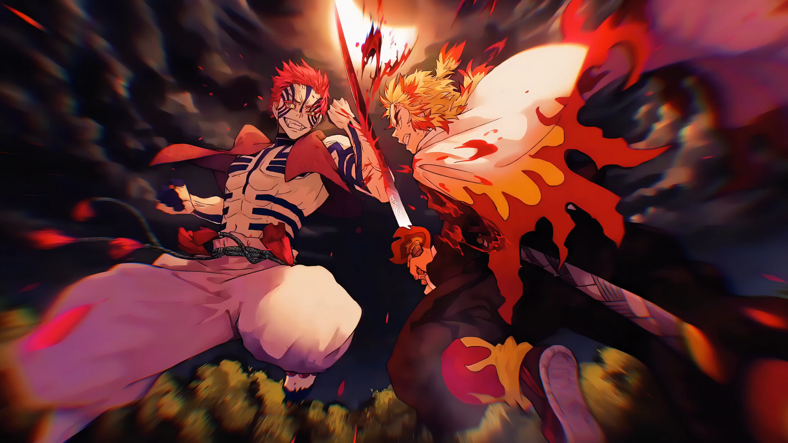 Rengoku vs Akaza 🔥 Final Clash | 4K Live Wallpaper + Screensaver ...