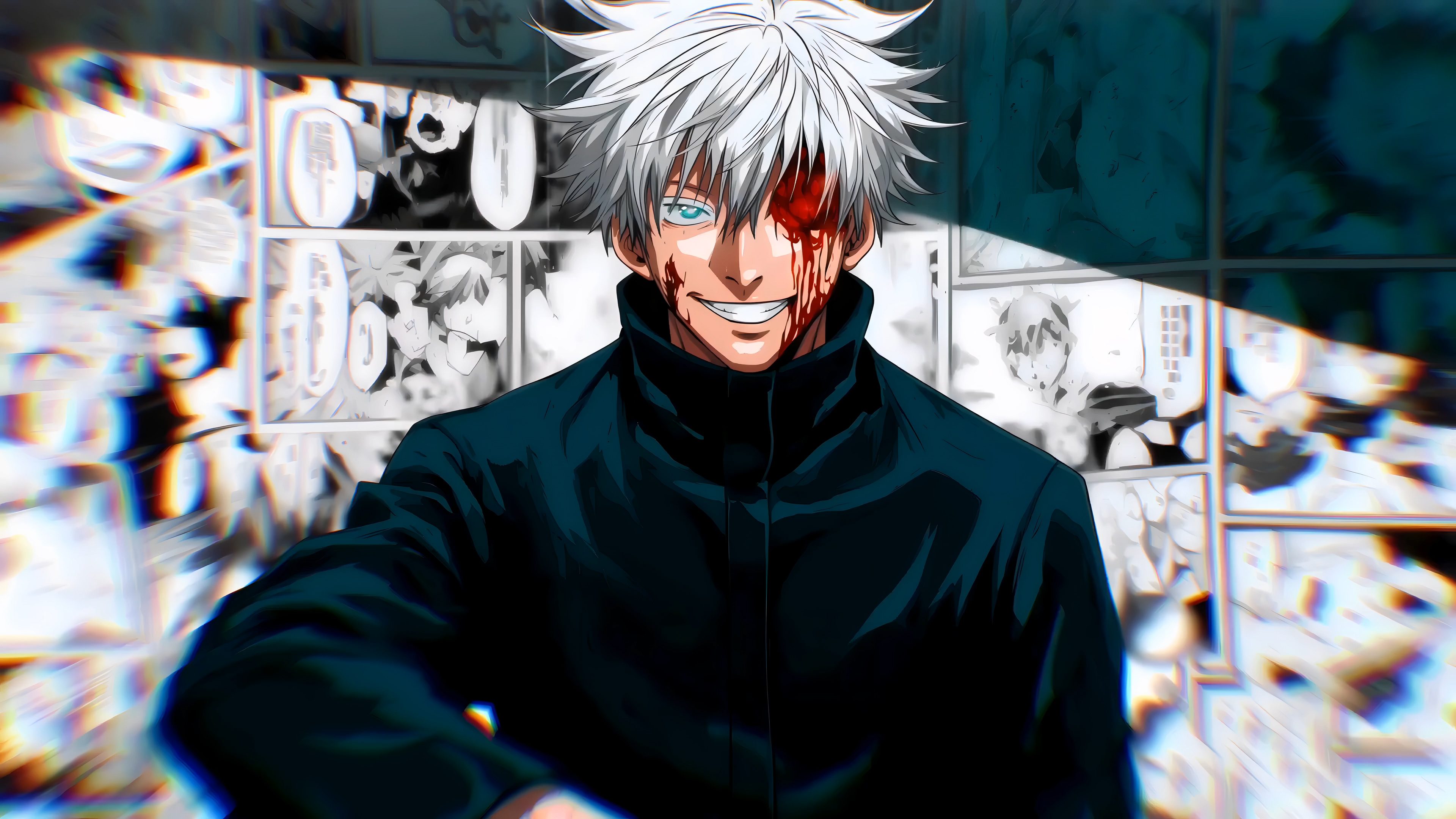 Gojo Satoru Screensaver 4K Ultra HD | Jujutsu Kaisen 4K Live Wallpaper ...